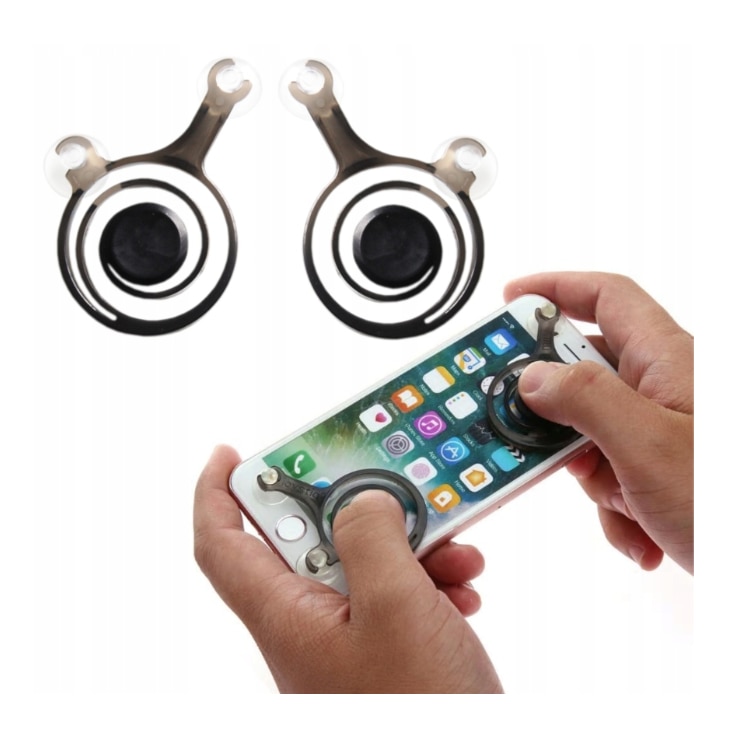 Set 2 accesorii telefon, ZakupyTV, Negru/Transparent - eMAG.ro