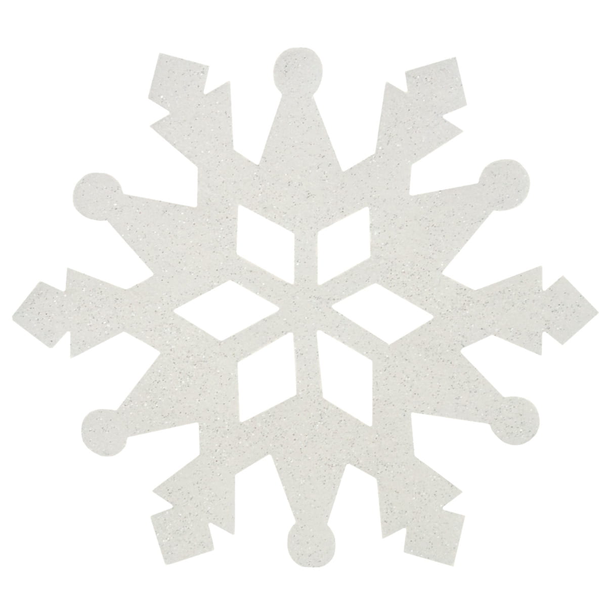 Set 6 decoratiuni geam, ZakupyTV, Model fulgi de nea, Alb - eMAG.ro