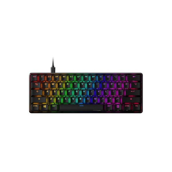 Tastatura gaming mecanica HyperX Alloy Origins 60 RGB, switch HX Aqua ...