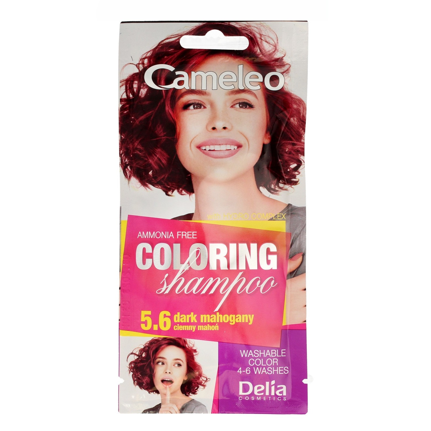 Sampon colorant, Delia, 5.6 Dark Mahogany - eMAG.ro