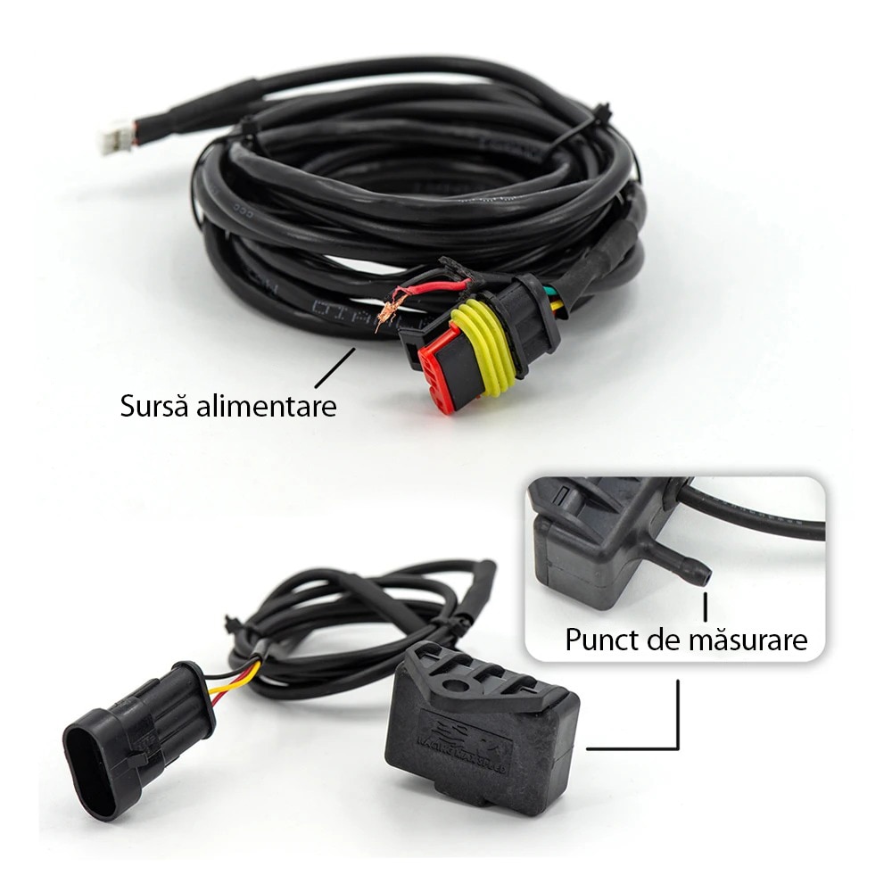 Kit instalare ceas afisaj boost turbo / turbo dials 52mm autocorect ...