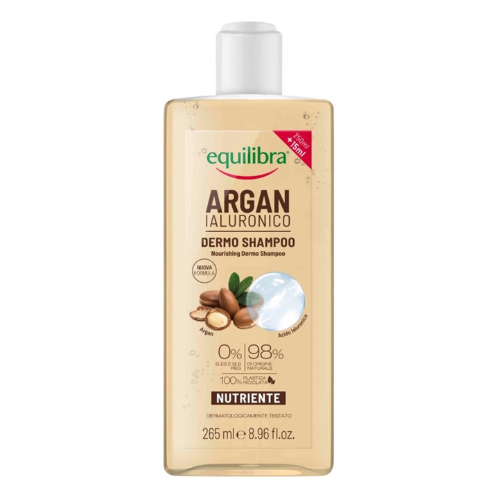 Sampon nutritiv pentru par Equilibra, Beauty Formulas, Argan, 265 ml ...