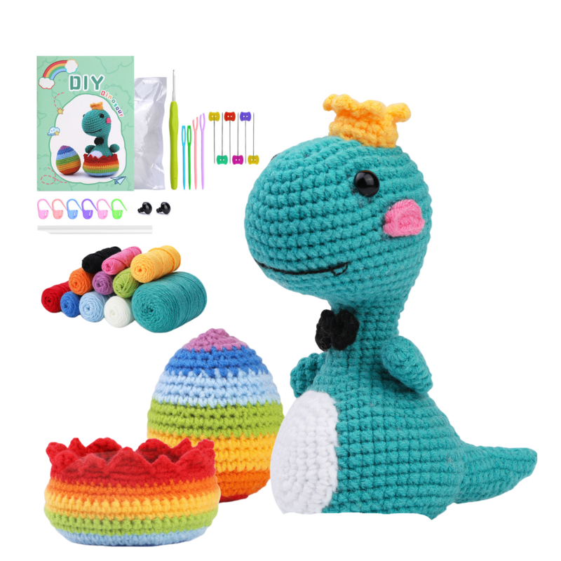 Trusa de crosetat pentru incepatori, Multicolor - eMAG.ro