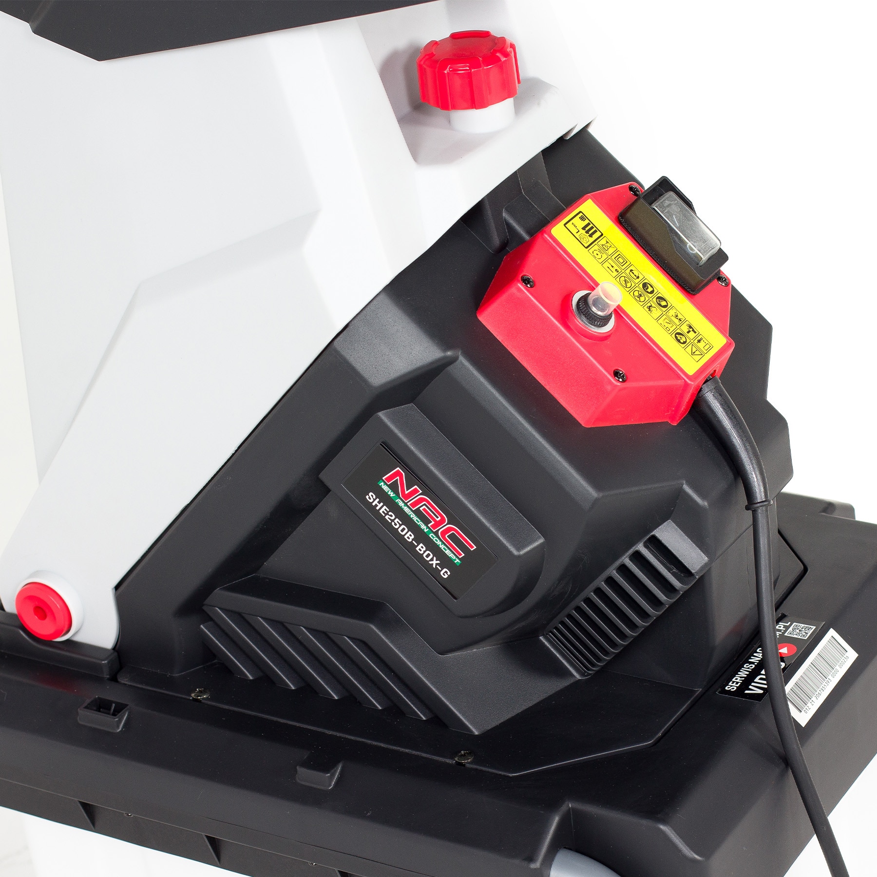Tocator electric de ramuri, NAC, Plastic, 2500 W, Alb/Negru - eMAG.ro