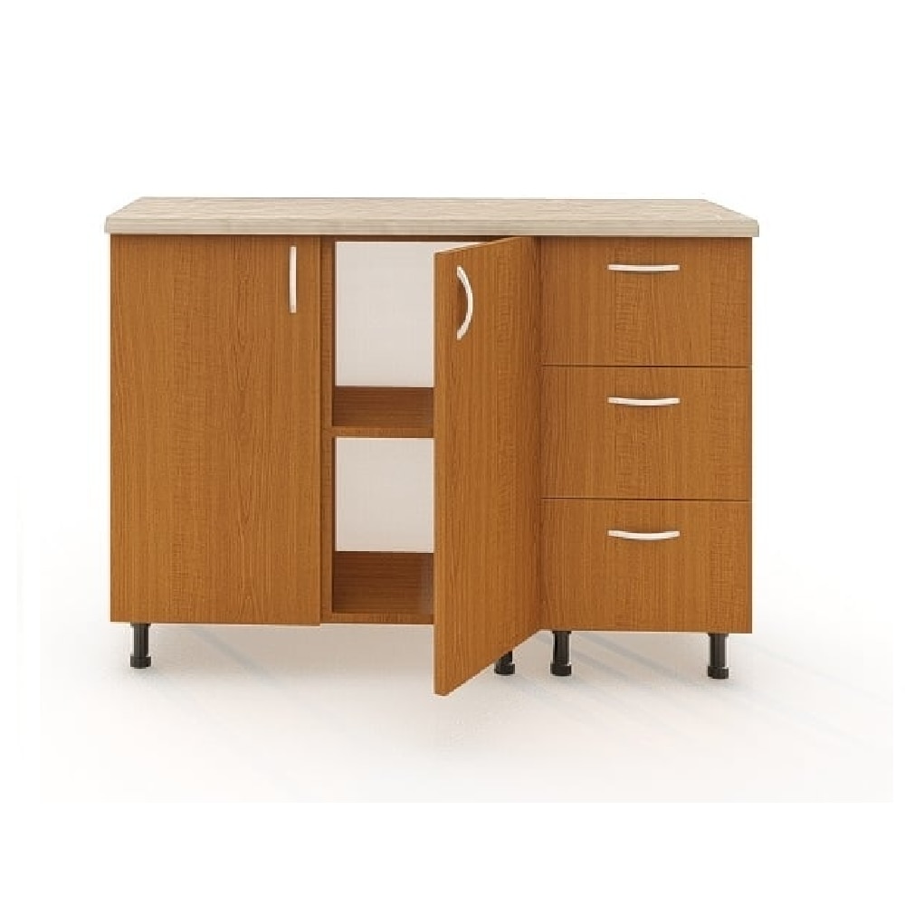 Corp Inferior cu Blat 120X50X90Cm, Culoare Cires, Pal 18 mm - eMAG.ro