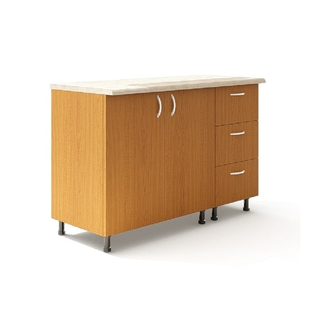 Corp Inferior cu Blat 120X50X90Cm, Culoare Cires, Pal 18 mm - eMAG.ro