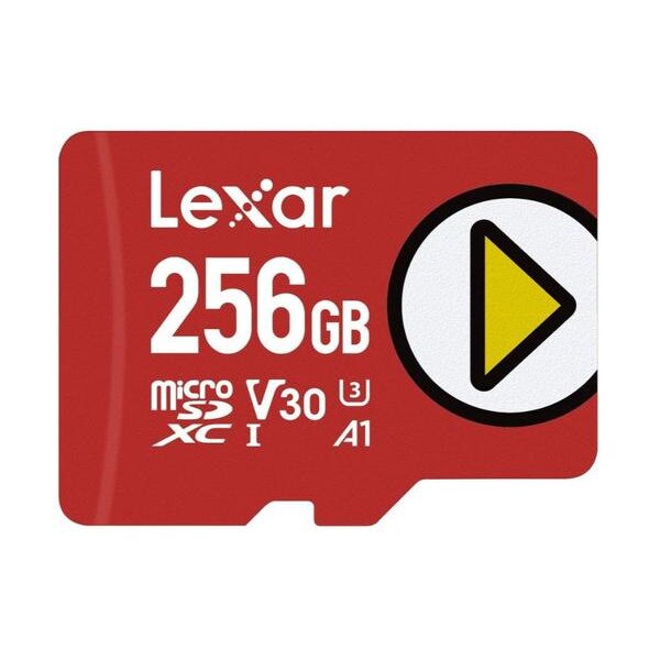 Card de memorie Lexar PLAY microSDXC, 256GB, UHS-I U3, V30, A1, Clasa ...