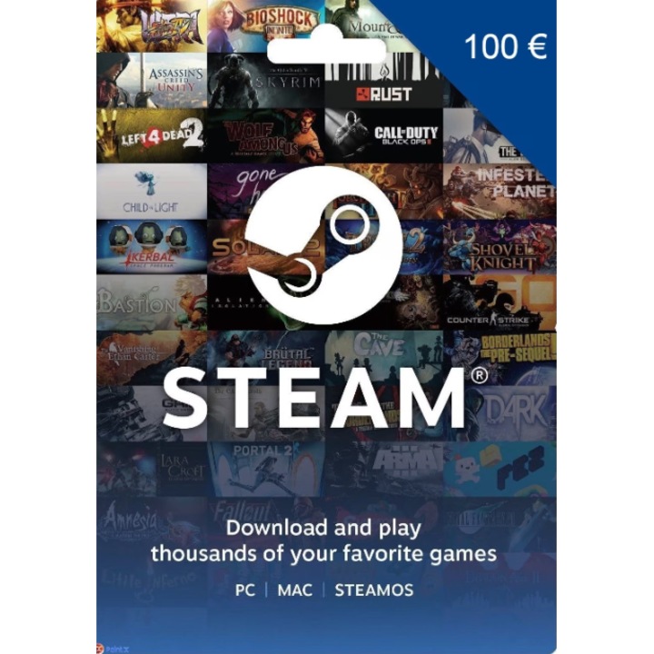 Steam pénztárca kód 100 euró - eMAG.hu