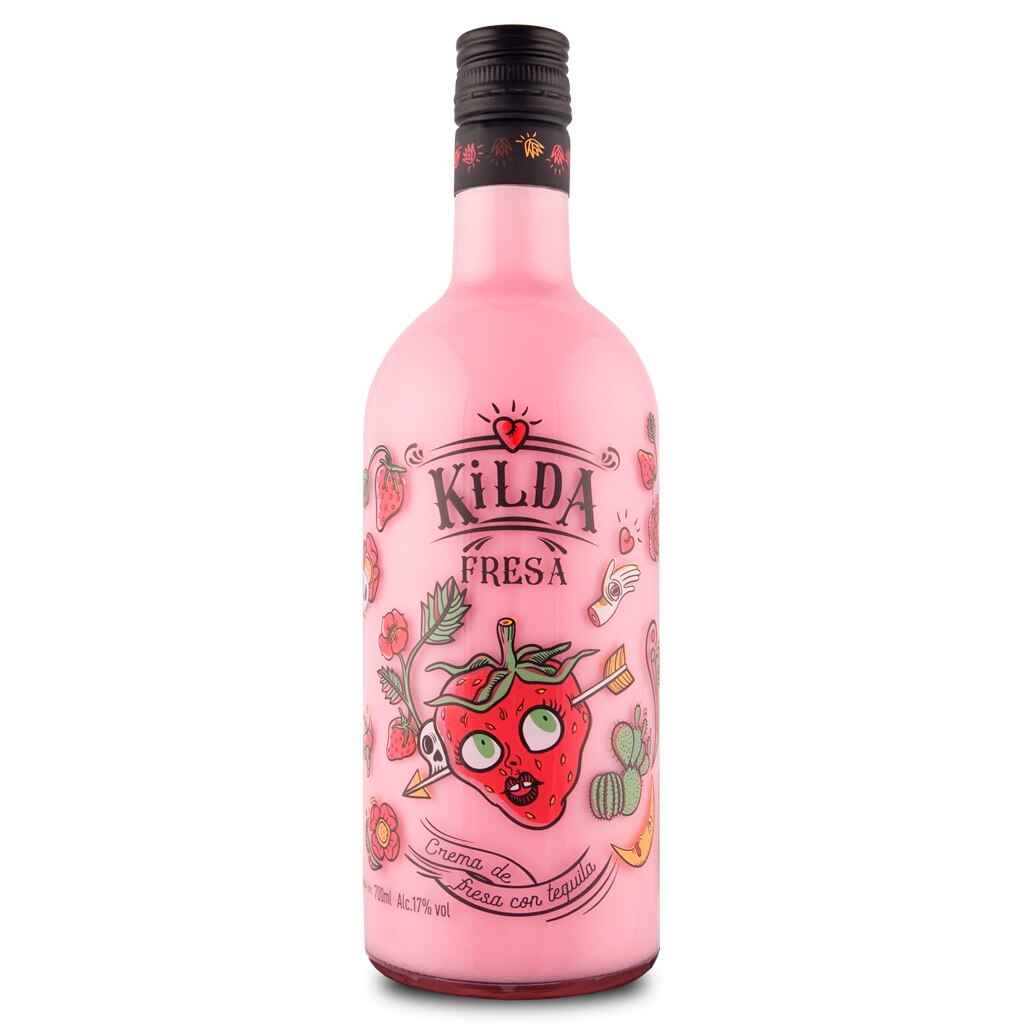 Lichior Crema Fresa cu Tequila Kilda 0.7l 17% vol - eMAG.ro