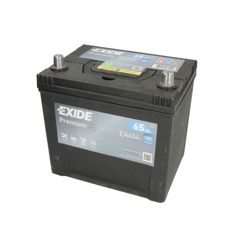 Acumulator turisme EXIDE 12V 65Ah/580A PREMIUM, 230x173x222 Korean B1 ...