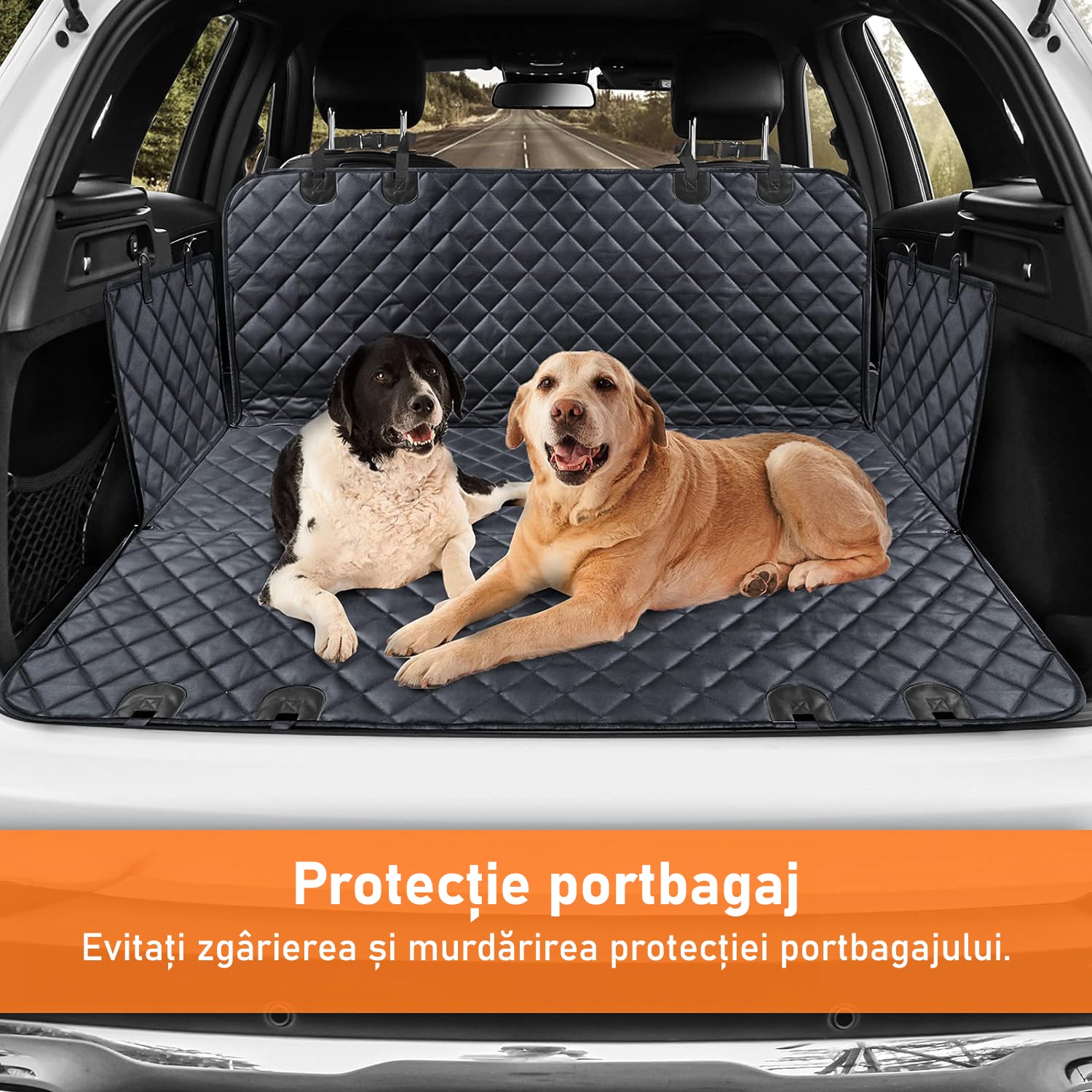 Husa scaune auto protectie si transport animale NextWave®️, Universala ...