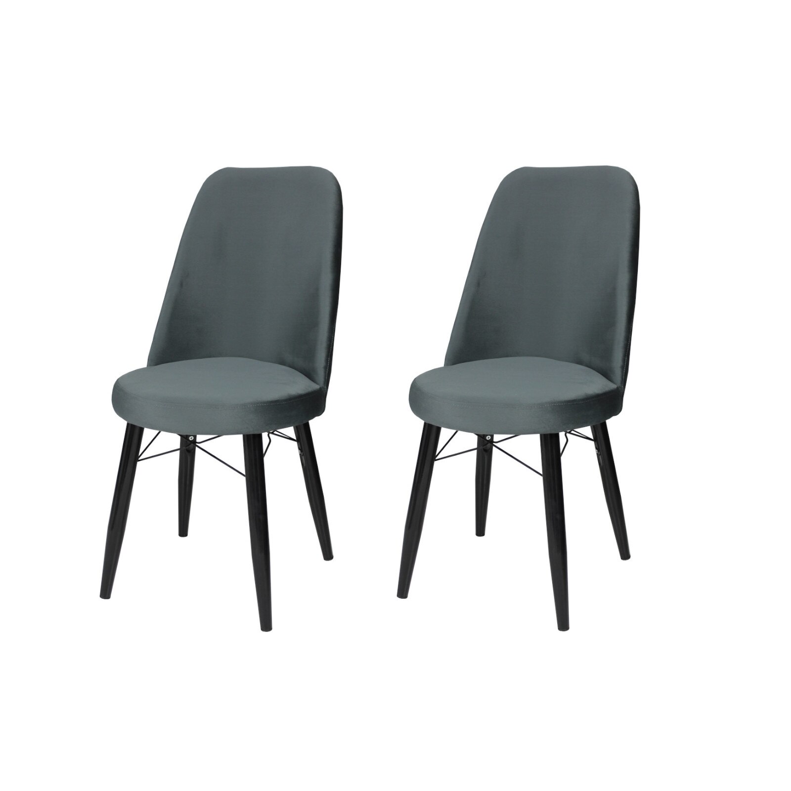 Set masa extensibila Aris Negru marmorat cu 6 scaune Minerva, blat din ...