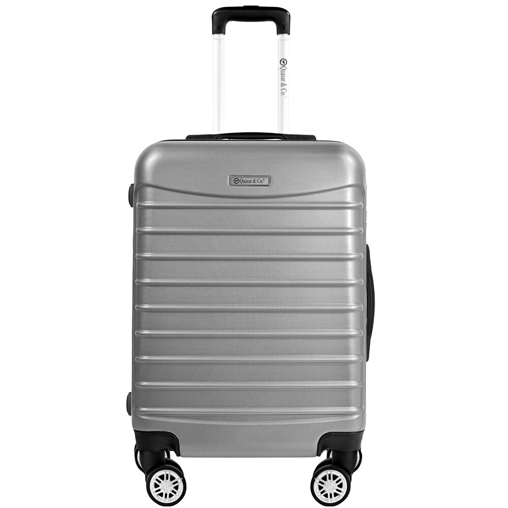 Set 2 trolere cabina, Quasar & Co.®, model Line, 40x30x20 cm cu roti ...