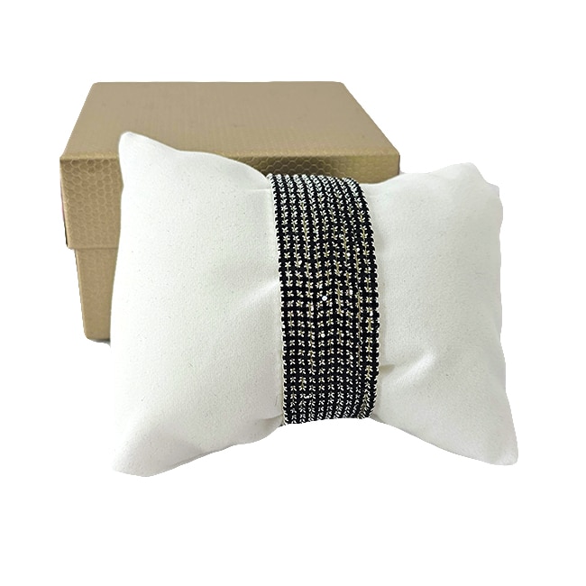Set 10 bratari elastice With Sparks, cu cristale artizanale, Negru ...