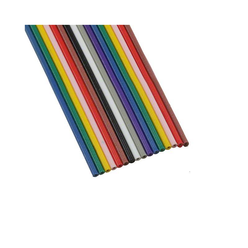 Rola cablu plat multicolor, 16 fire, 30, 5ml - eMAG.ro