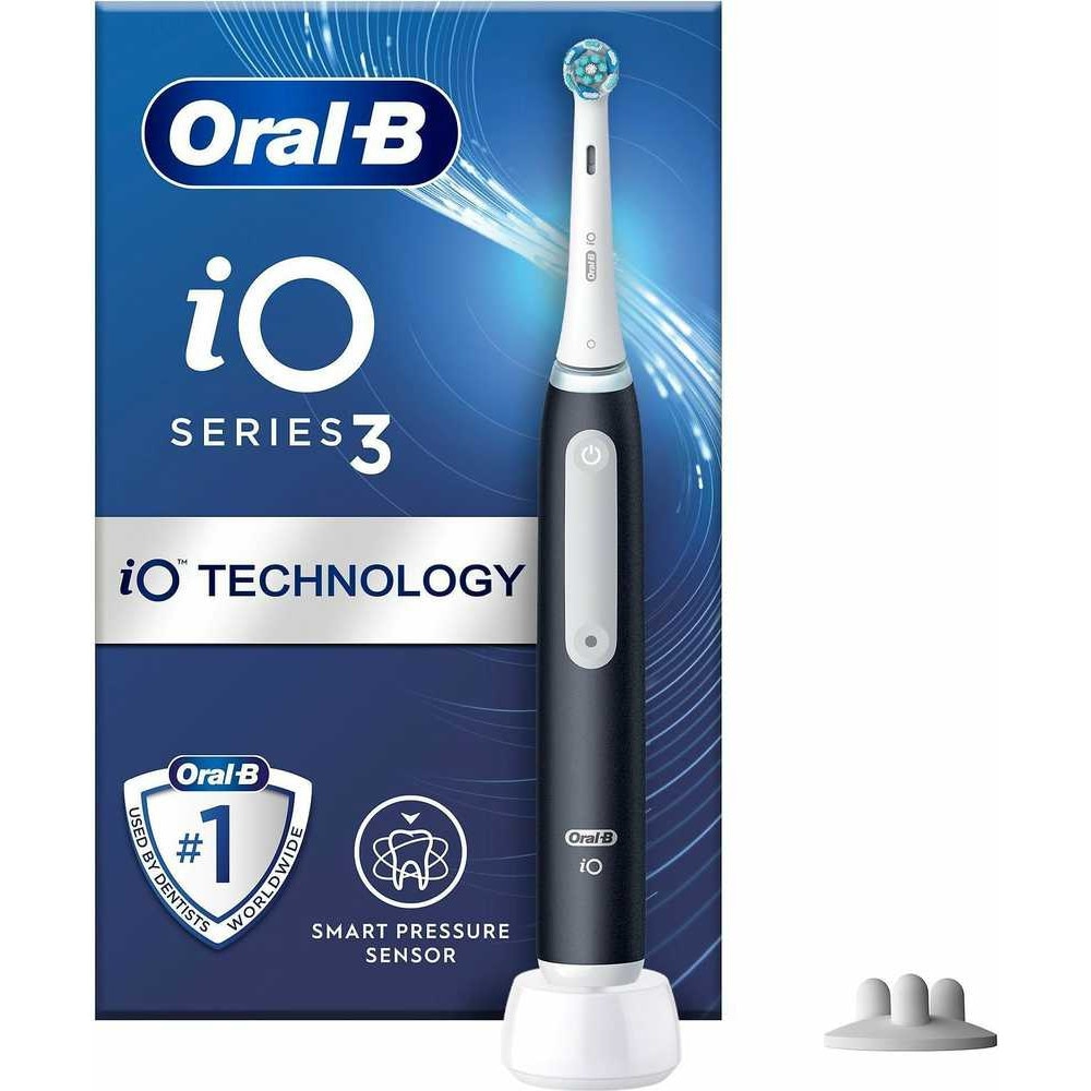 Periuta de dinti electrica Oral-B iO Series 3S cu Tehnologie Magnetica si Micro-Vibratii, Senzor ...