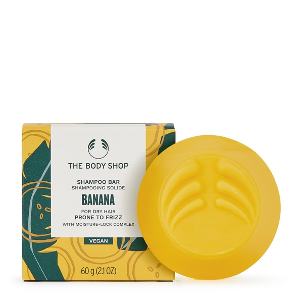 Sampon solid hranitor Banana, The Body Shop, 60 g - eMAG.ro