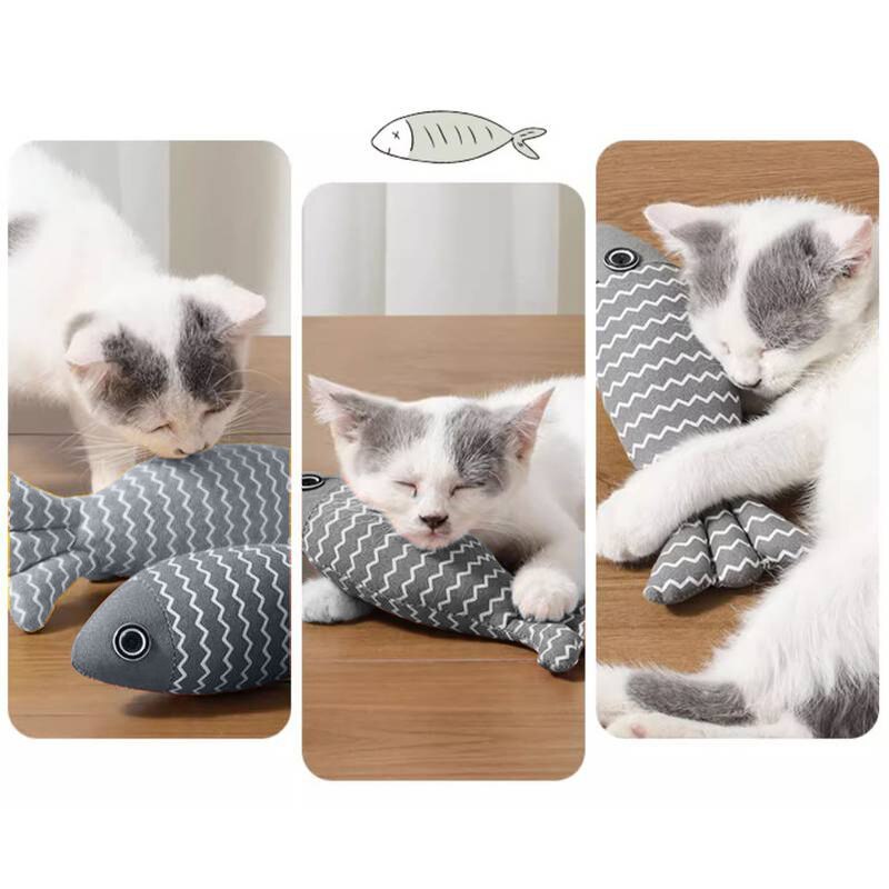 Jucarie peste pentru pisici din plus moale Happy Meow, rezistent ...