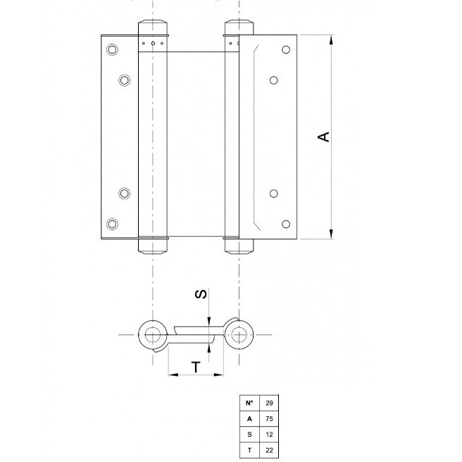 Set 2 balamale, IBFM, 109030, pentru usa batanta, alama, Auriu - eMAG.ro