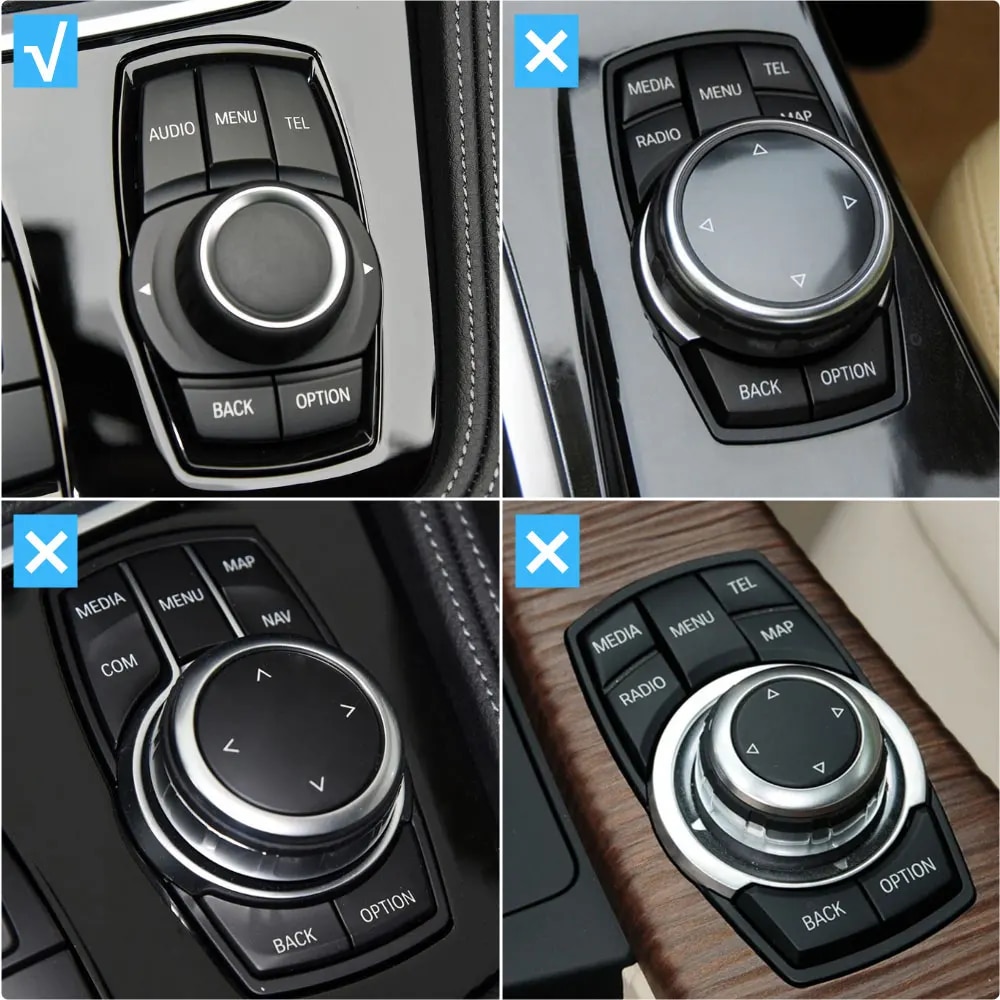 Set 5 Butoane Consola Multimedia iDrive Dedicat BMW Seria 1 2 3 4 F20 F21 F22 F30 F31 F32 F33 ...