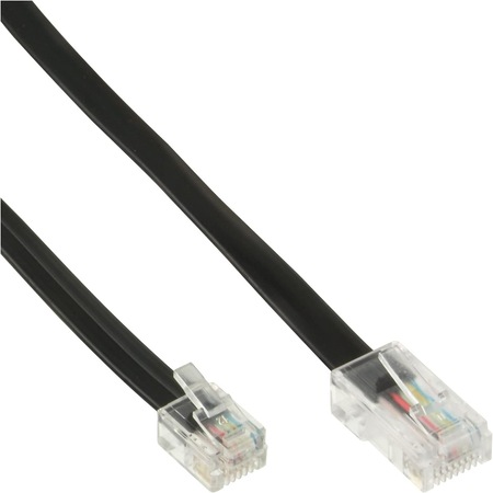 Cablu, InLine, RJ45 - RJ12, 3 m, Negru - eMAG.ro