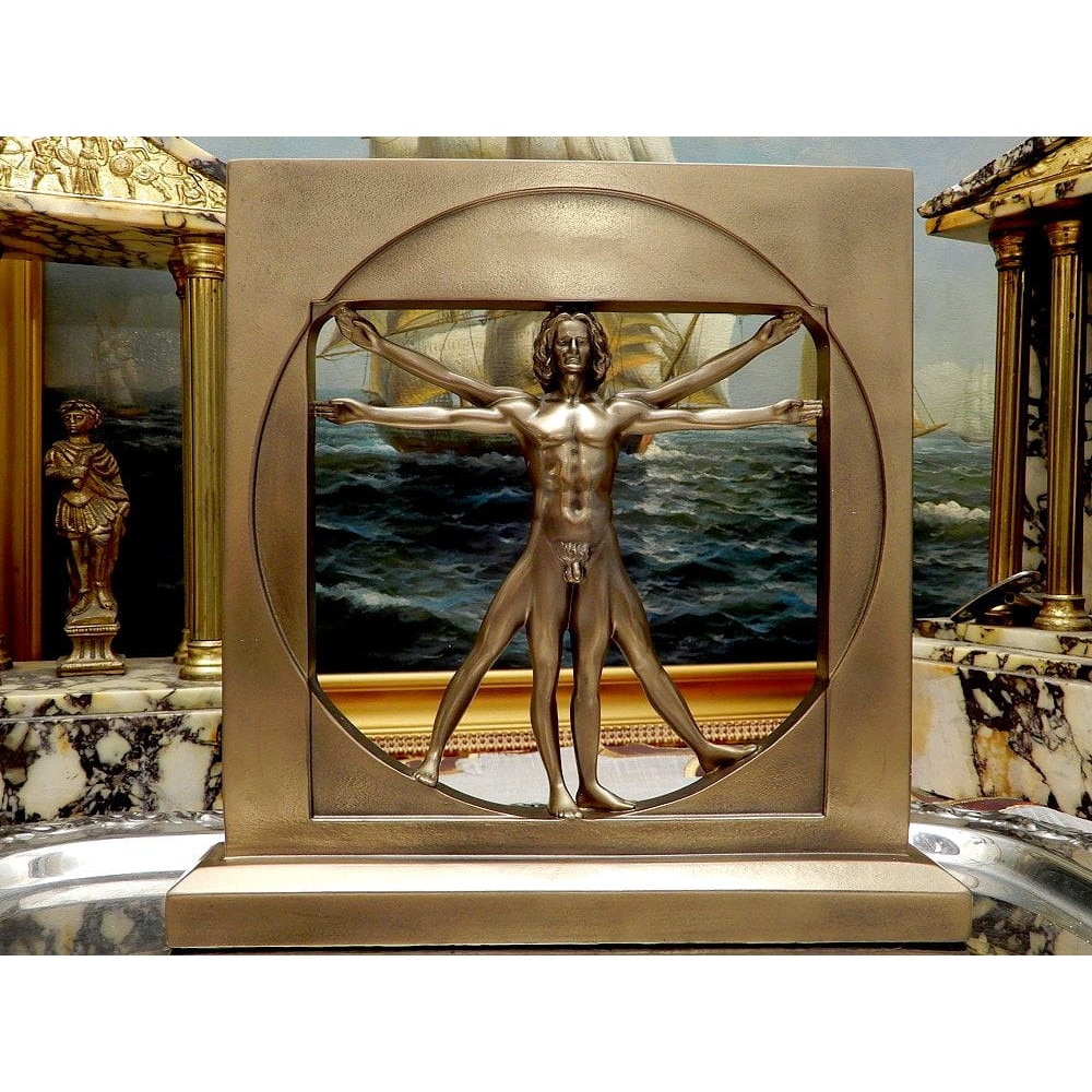 Figurina Omul Vitruvian al lui Leonardo da Vinci Omul Renasterii ...
