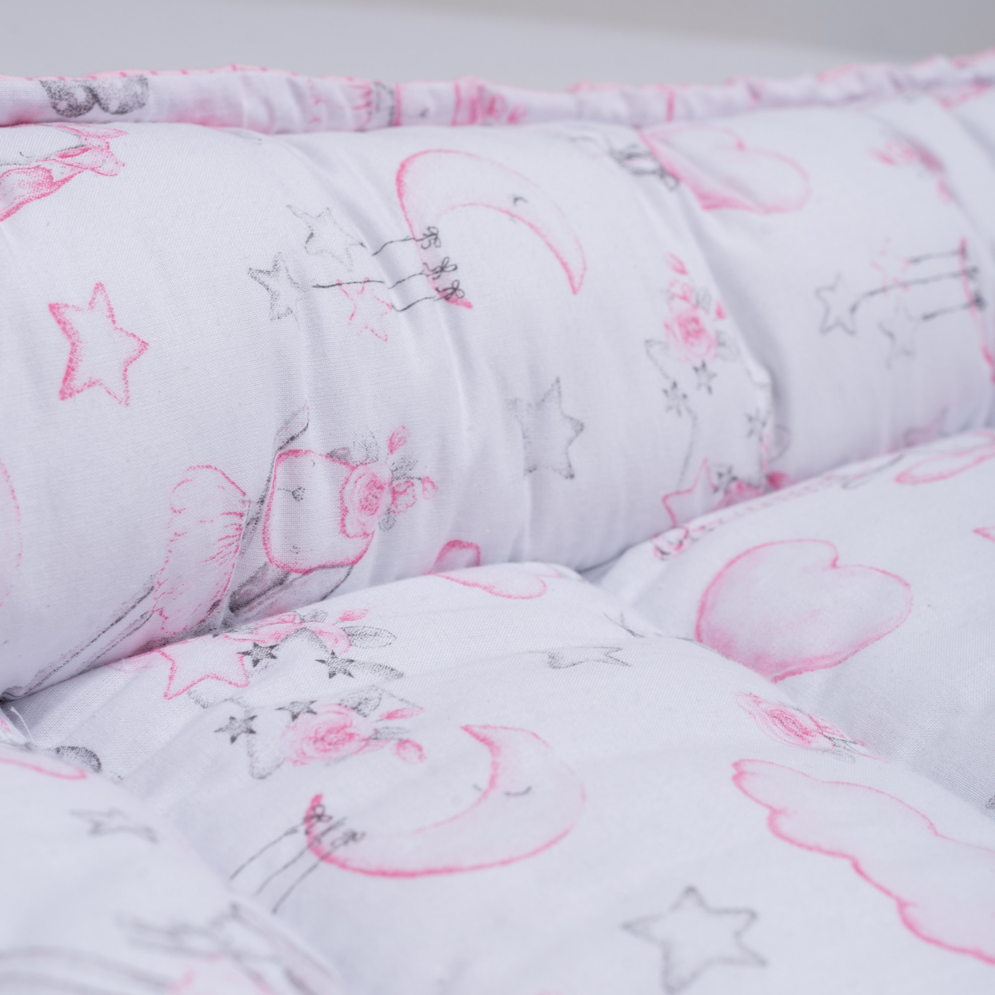Cosulet bebelus pentru dormit Kidizi Baby Nest Cocoon 90x50 cm Fairy ...