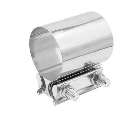 Colier pentru teava de esapament, LLWL, Inox, 63 mm, Argintiu - eMAG.ro