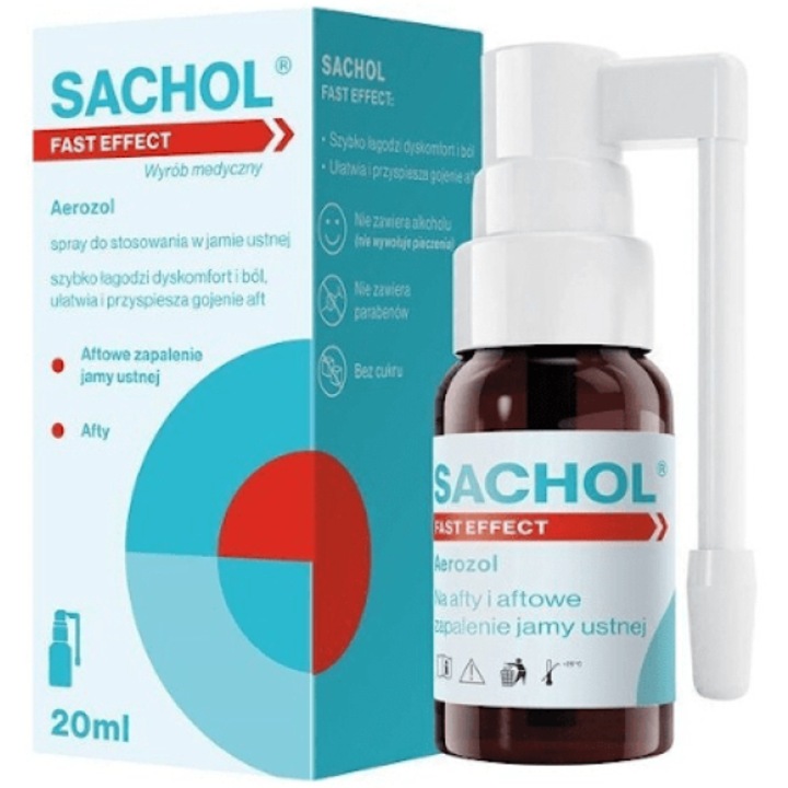 Spray pentru afte bucale, Sachol, 20ml - eMAG.ro