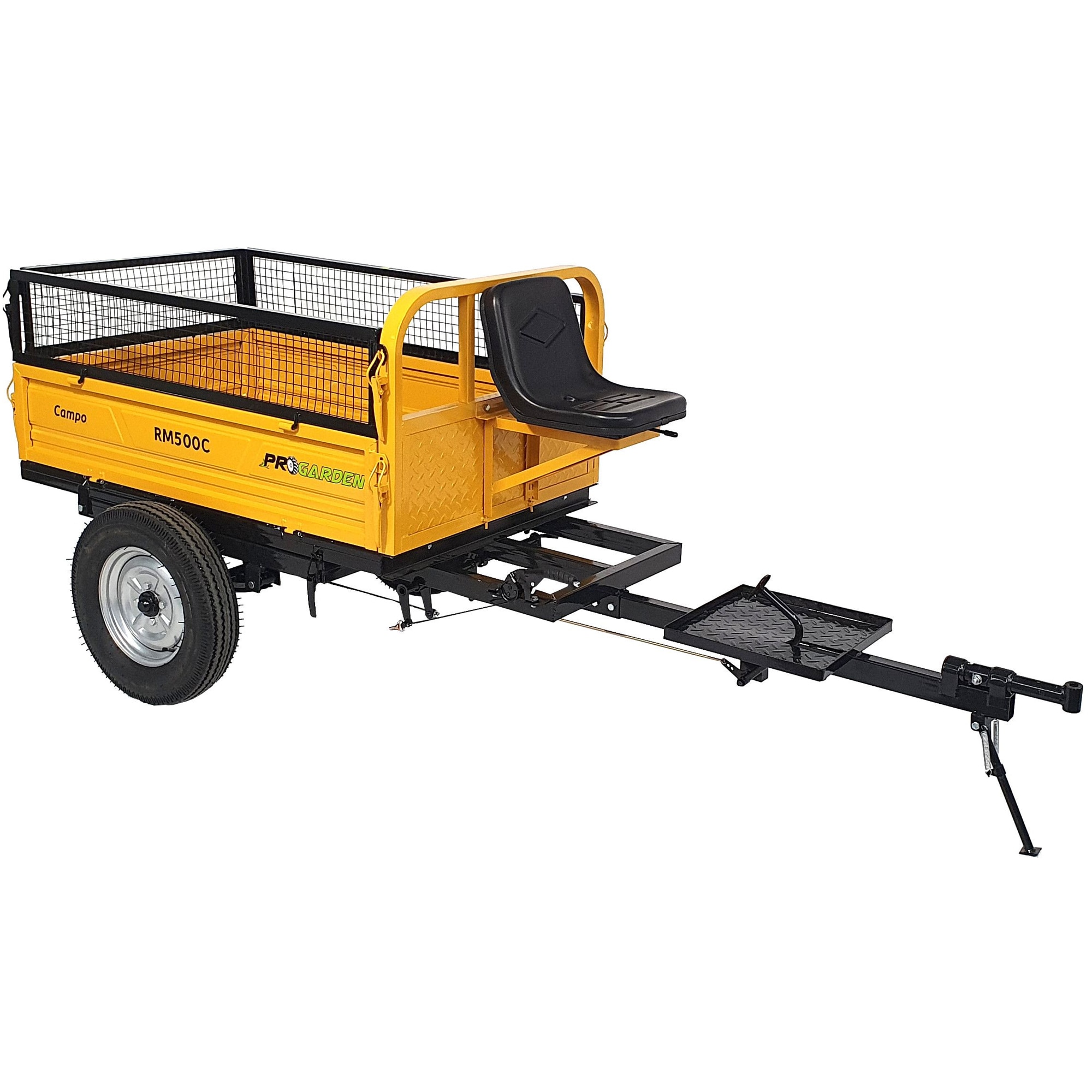 Remorca ProGARDEN Campo RM500C cu obloane inaltare, capacitate max 500 ...