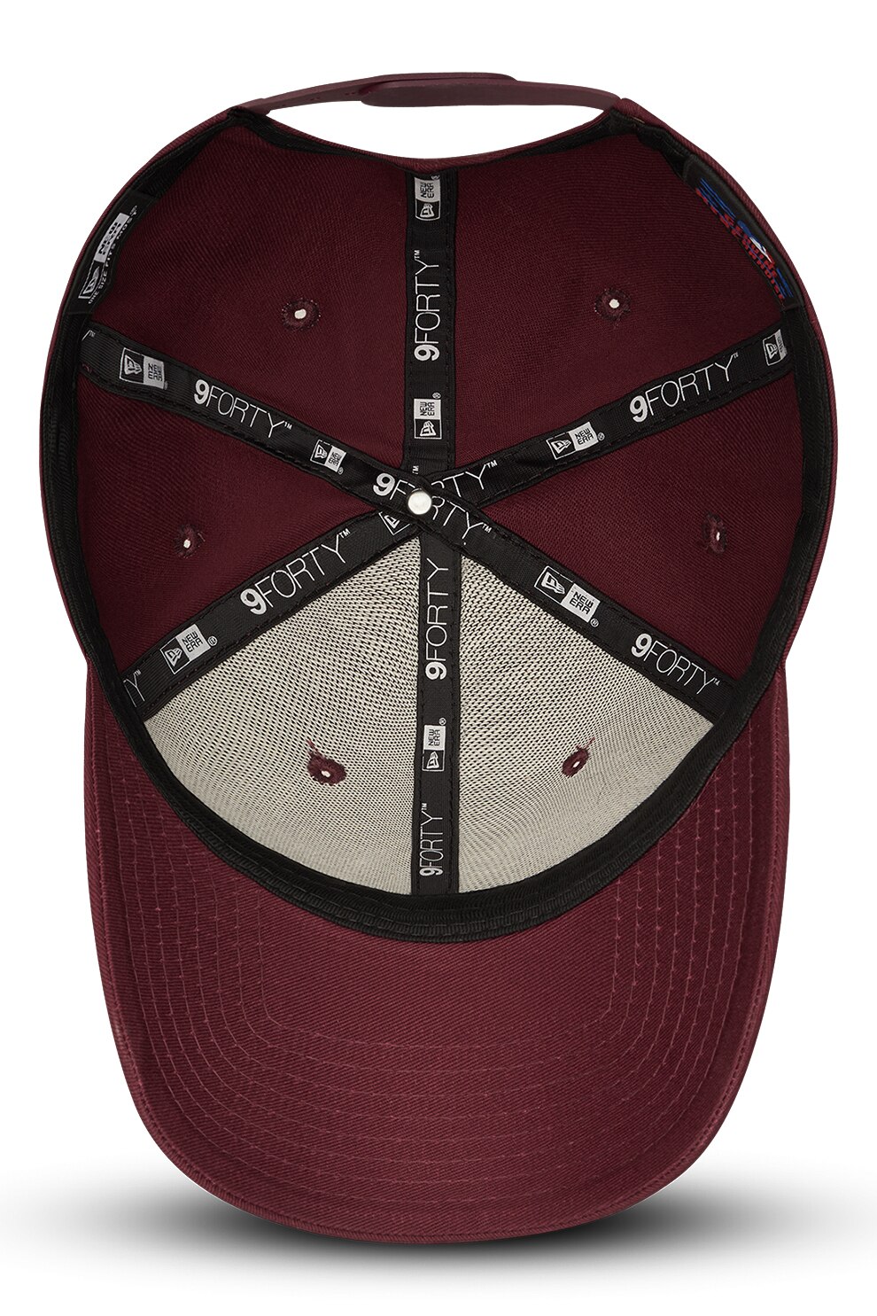 New Era, Sapca baseball cu logo brodat si capsa, Violet tyrian, 56-62 ...