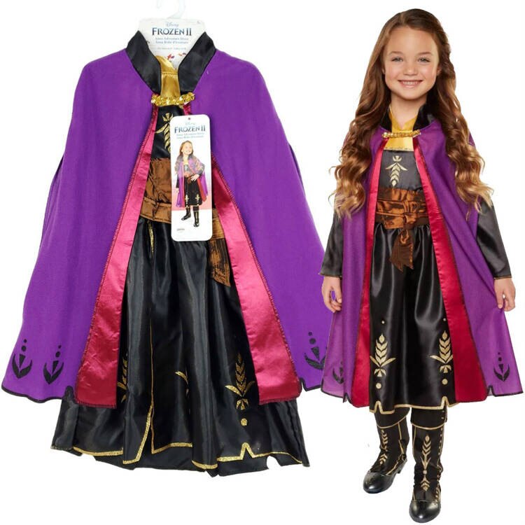 Costum fete, Ramiz, Frozen Anna, 4-6 ani, Multicolor - eMAG.ro