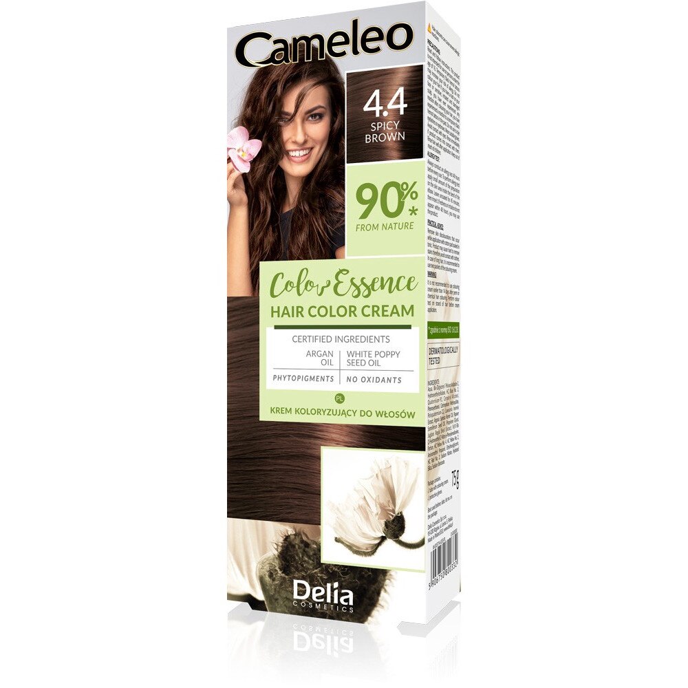 Crema coloranta Cameleo Color Essence, Delia, Nuanta 4.4 Spicy Brown ...