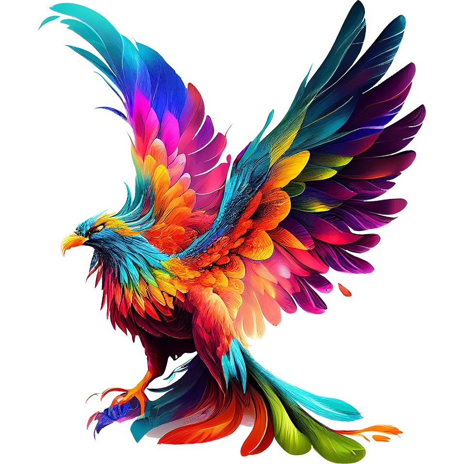 Sticker Auto, Pasarea Phoenix, 29 cm, 12242ST-1 - eMAG.ro