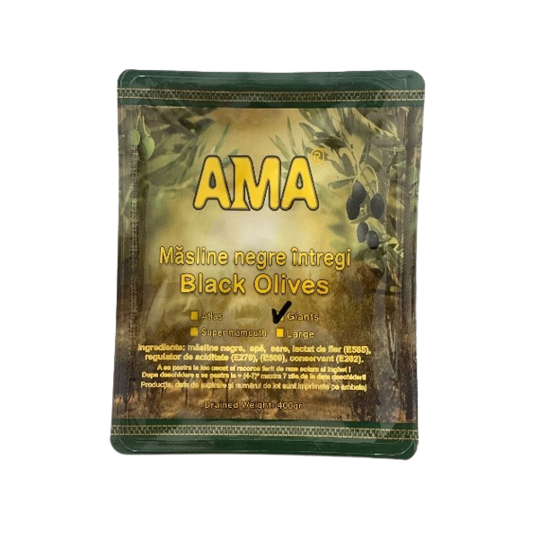 Masline negre, GIANTS, 400gr - eMAG.ro
