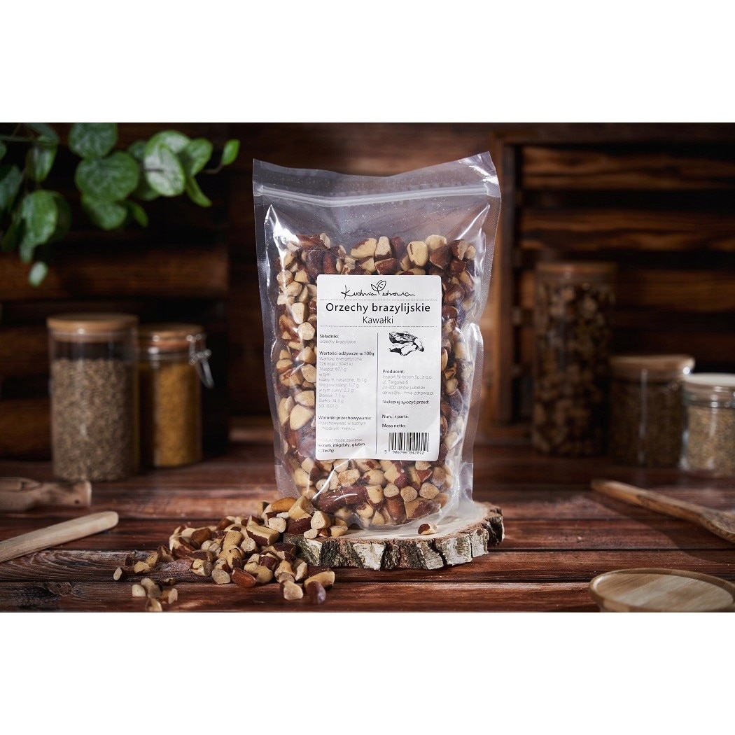 Kuchnia Zdrowia, Bucati de nuci de Brazilia, Fara sare, Natural, Vegan ...