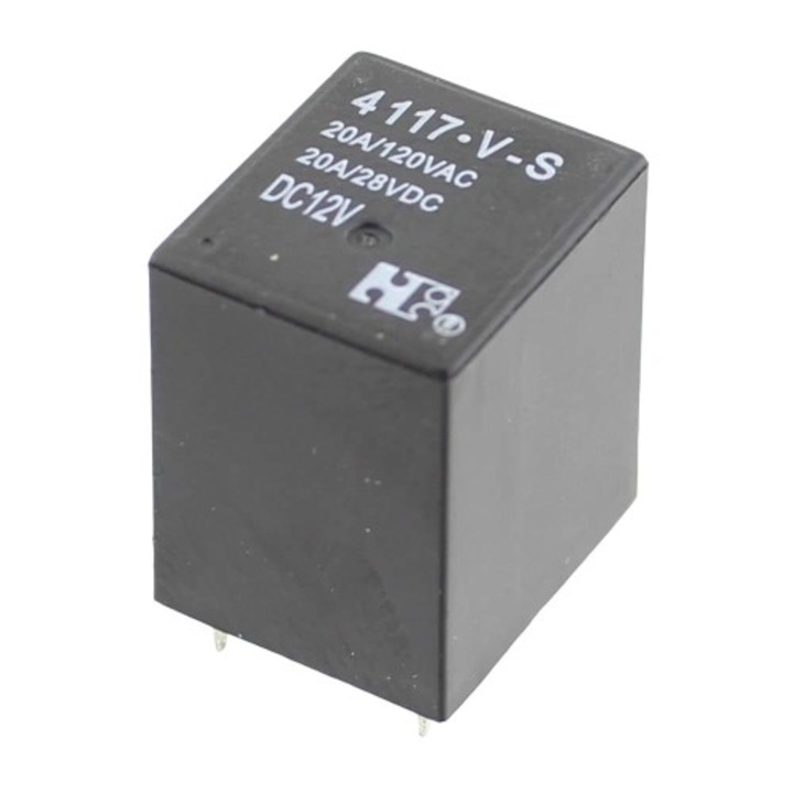 Releu electromagnetic, 12VDC, 20A, 4117VS20DC12V1.0W, 503205 - eMAG.ro