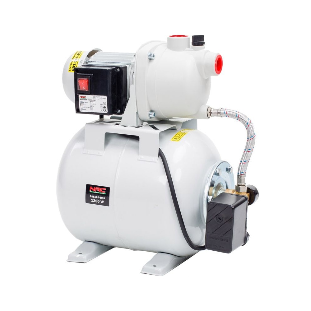 Pompa de apa de gradina, NAC, 1200 W, Alb - eMAG.ro