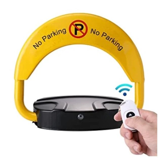 Blocator loc parcare automat, cu 2 telecomenzi si alarma, 2 tone ...