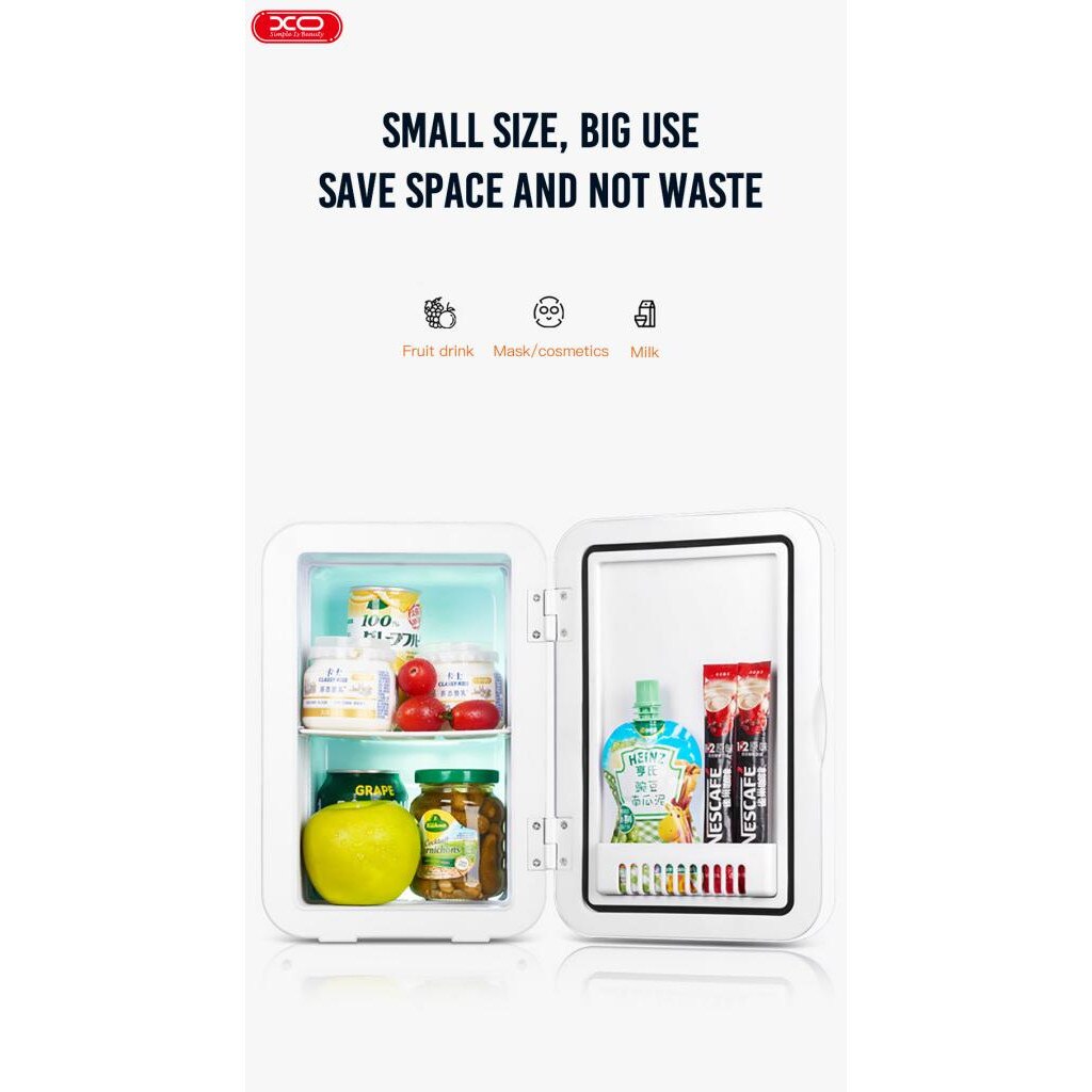 Mini Frigider portabil incalzire/racire XO 12V / 220V CZ002, auriu ...