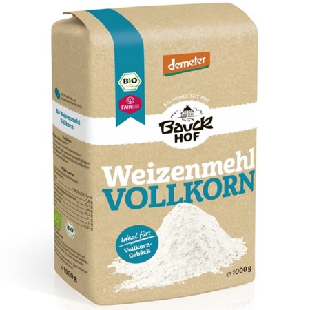 Faina integrala de grau, BAUCKHOF, 1 kg - eMAG.ro