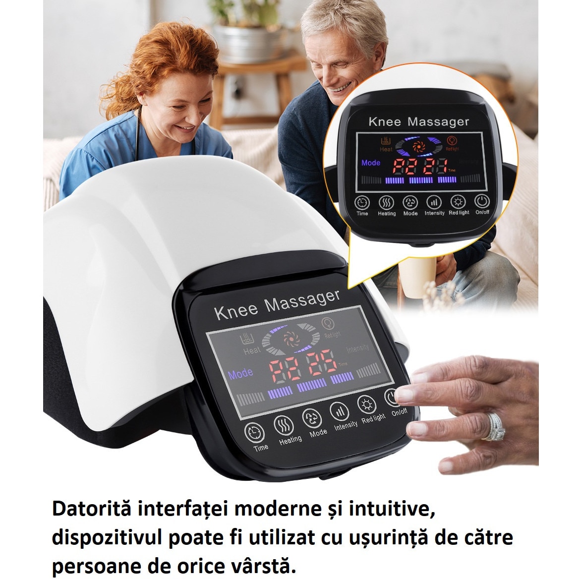 Масажор MILARIS, идеален за коляно, рамо или лакът, бори се със ставни ...