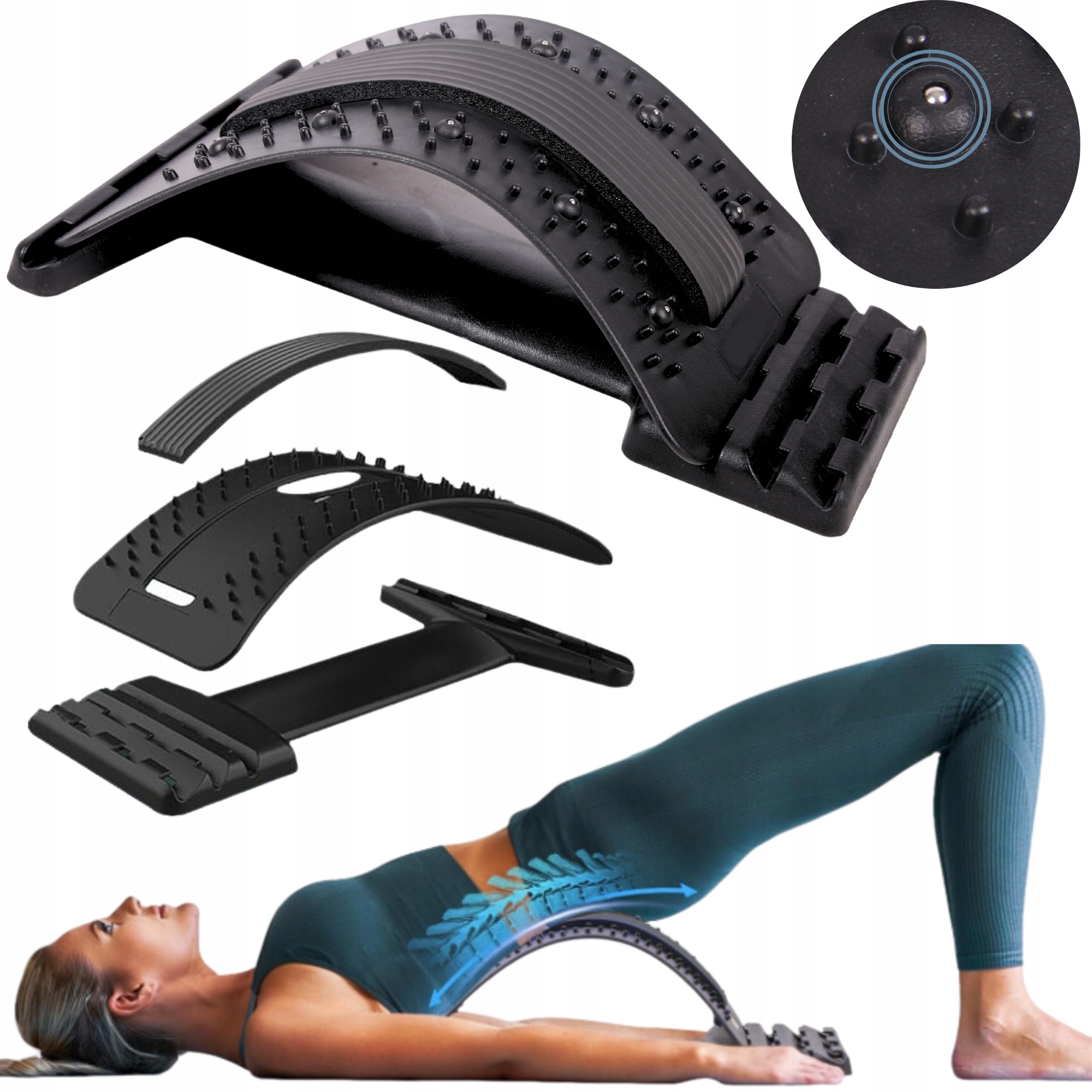 Dispozitiv Stretching Relaxare Spate, Abs Si Spuma Pp, Panouri Laterale ...