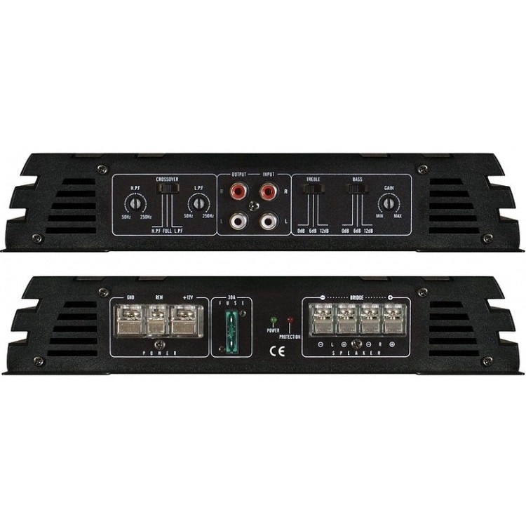 Amplificator cu 2 canale, Crunch, Metal, Negru - eMAG.ro