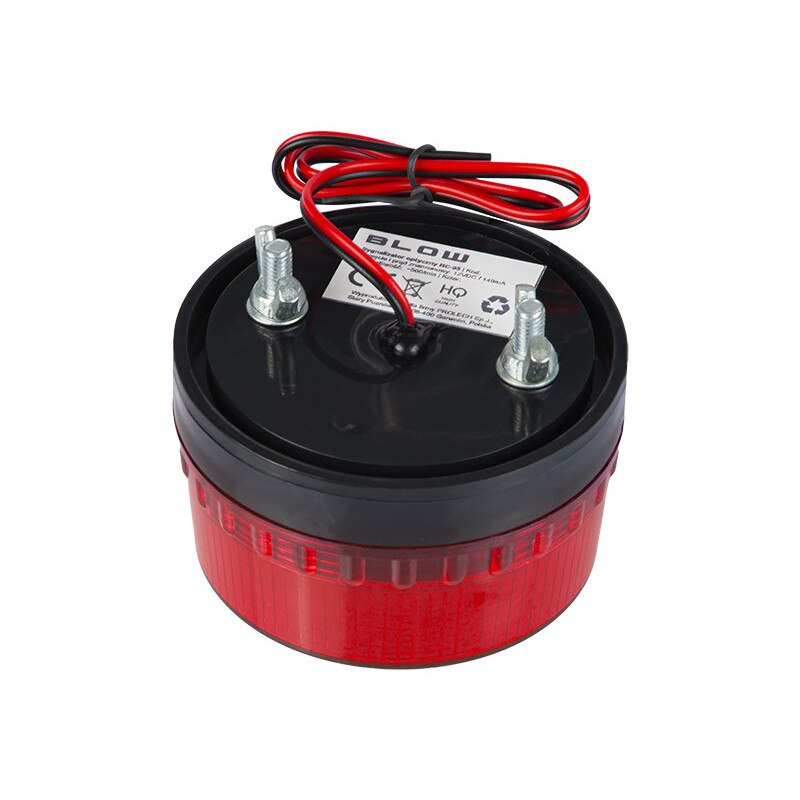 Indicator optic, Lampa de semnalizare LED, 12V, 140mA, Rosu - eMAG.ro