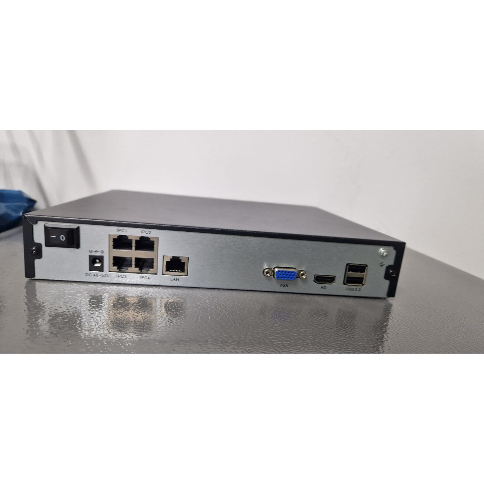 Smart NVR 1 ch LAN, AT PERFORMANCE®, conexiune 4 porturi, HDMI, VGA, 2 ...
