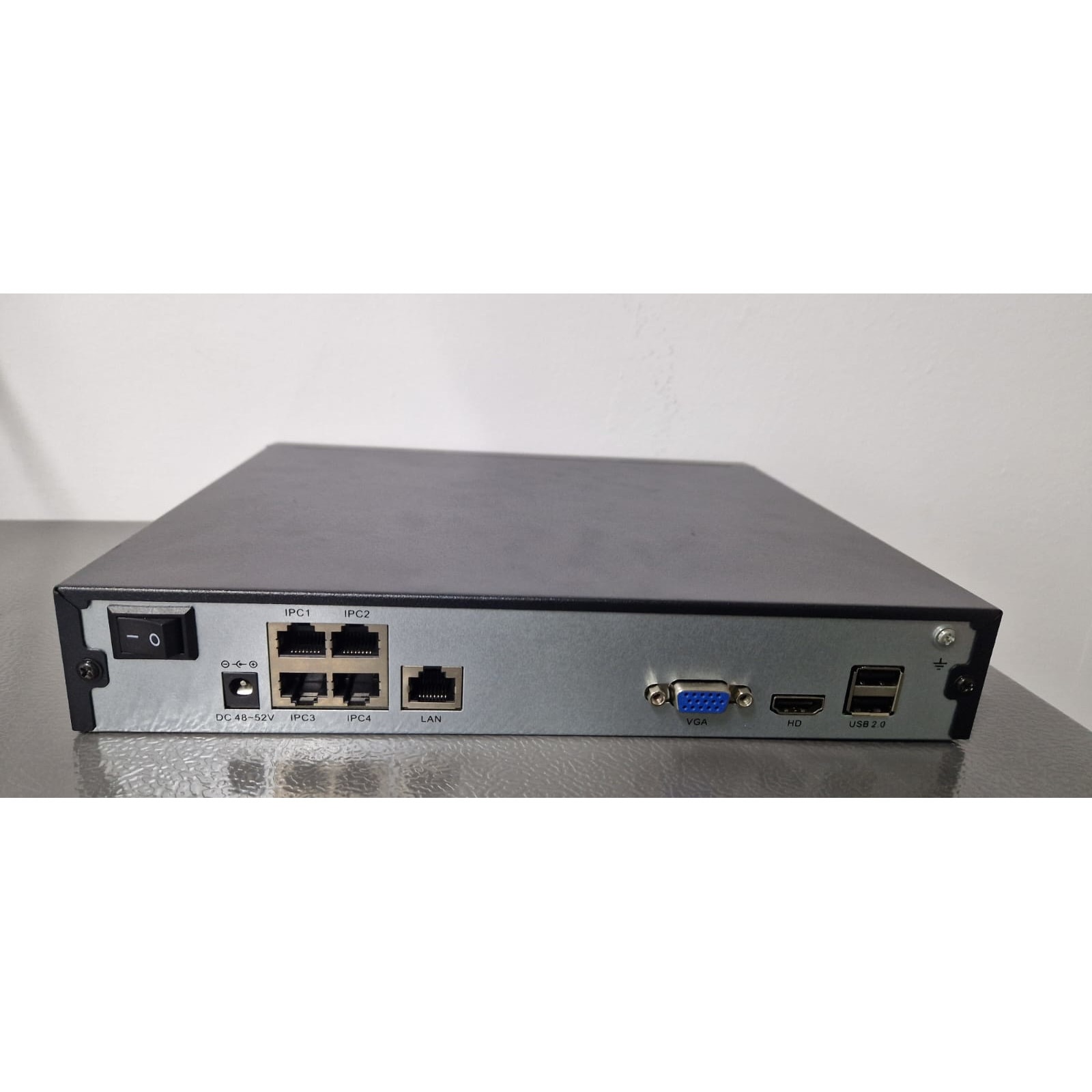 Smart NVR 1 ch LAN, AT PERFORMANCE®, conexiune 4 porturi, HDMI, VGA, 2 ...