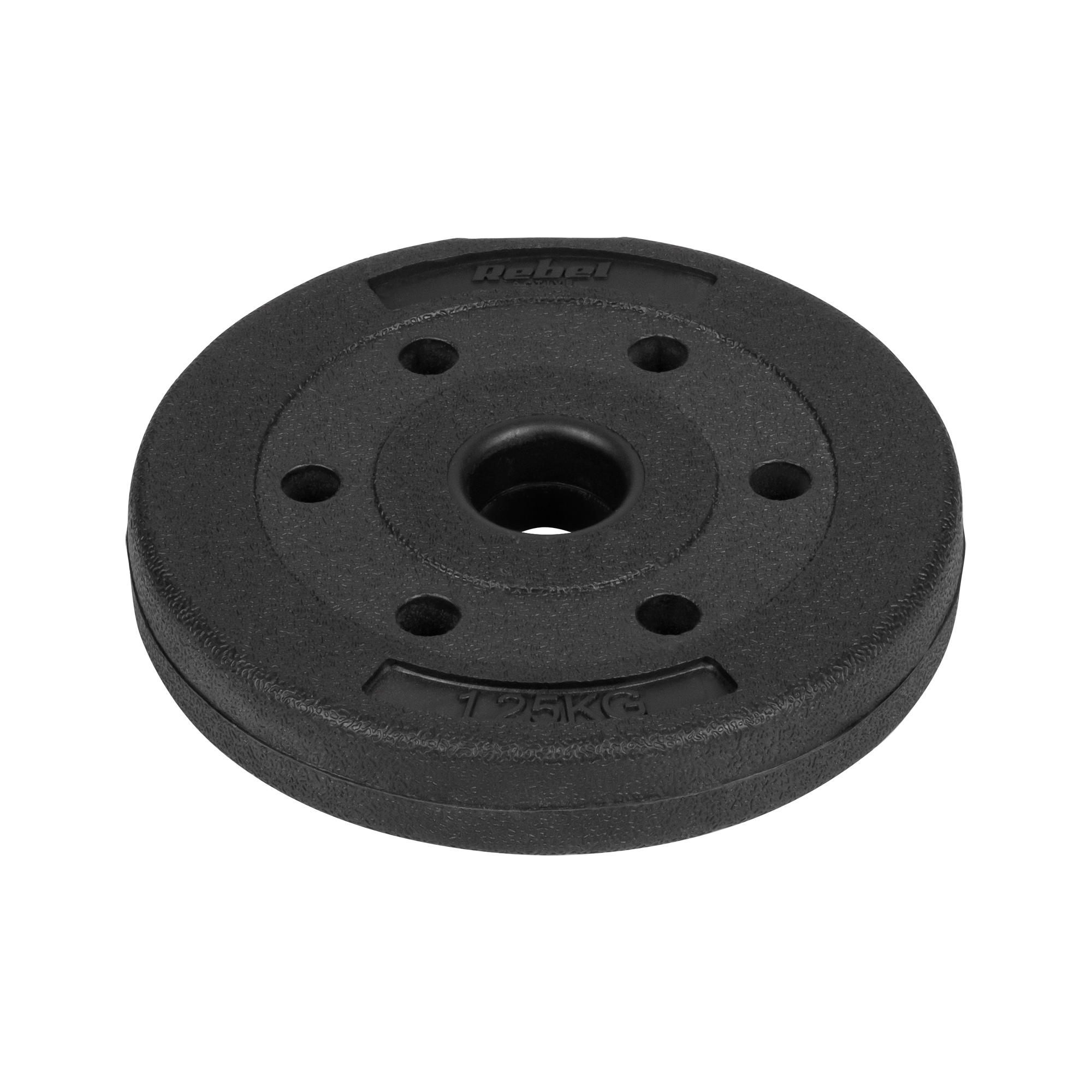 Set 4 greutati, REBEL, 4x1.25kg, 31mm, Negru - eMAG.ro