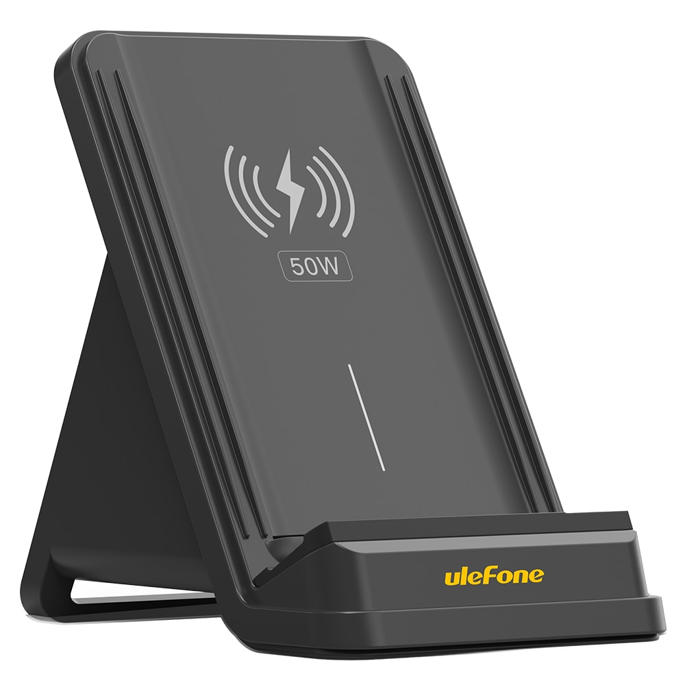 Stand incarcare wireless Ulefone, 50W incarcare rapida, Design ...