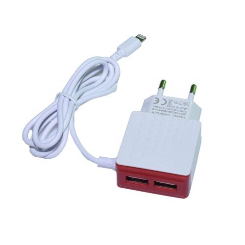 Incarcator USB, 2 iesiri USB, compatibil cu iPhone, 3.1A, 196738 - eMAG.ro